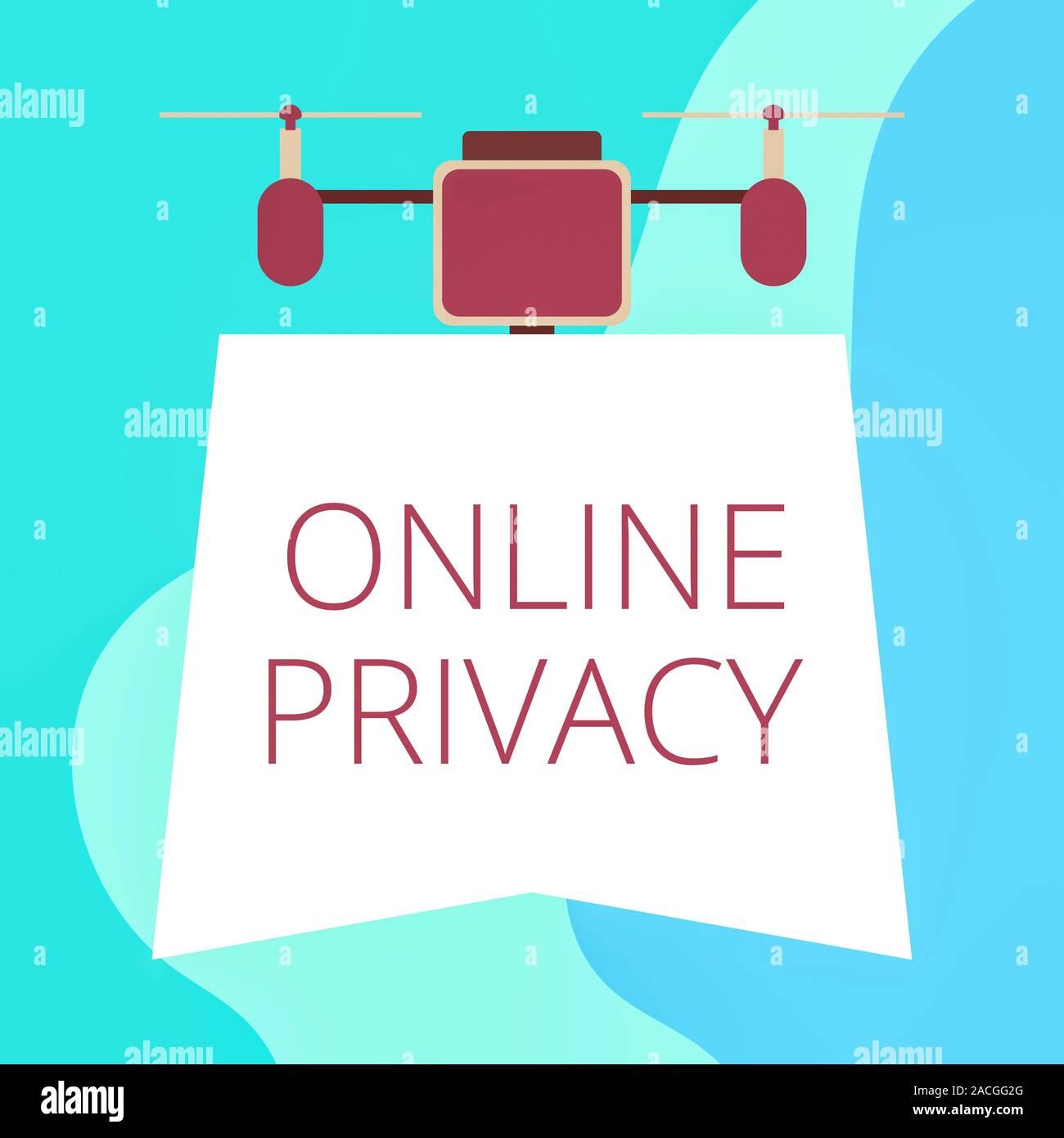 Conceptual hand writing showing Online Privacy. Concept meaning ...