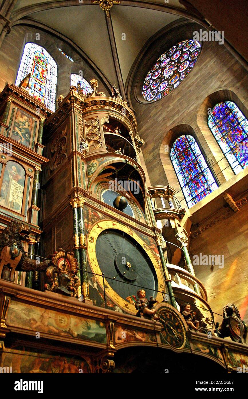 The historic Strasbourg Astronomical Clock, located in the Strasbourg ...