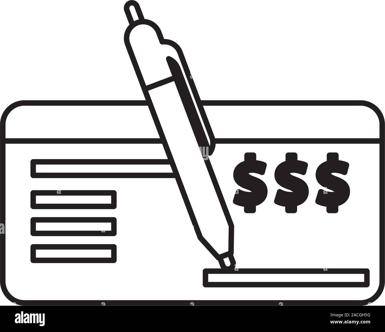 Bank Cheque Black and White Stock Photos & Images - Alamy