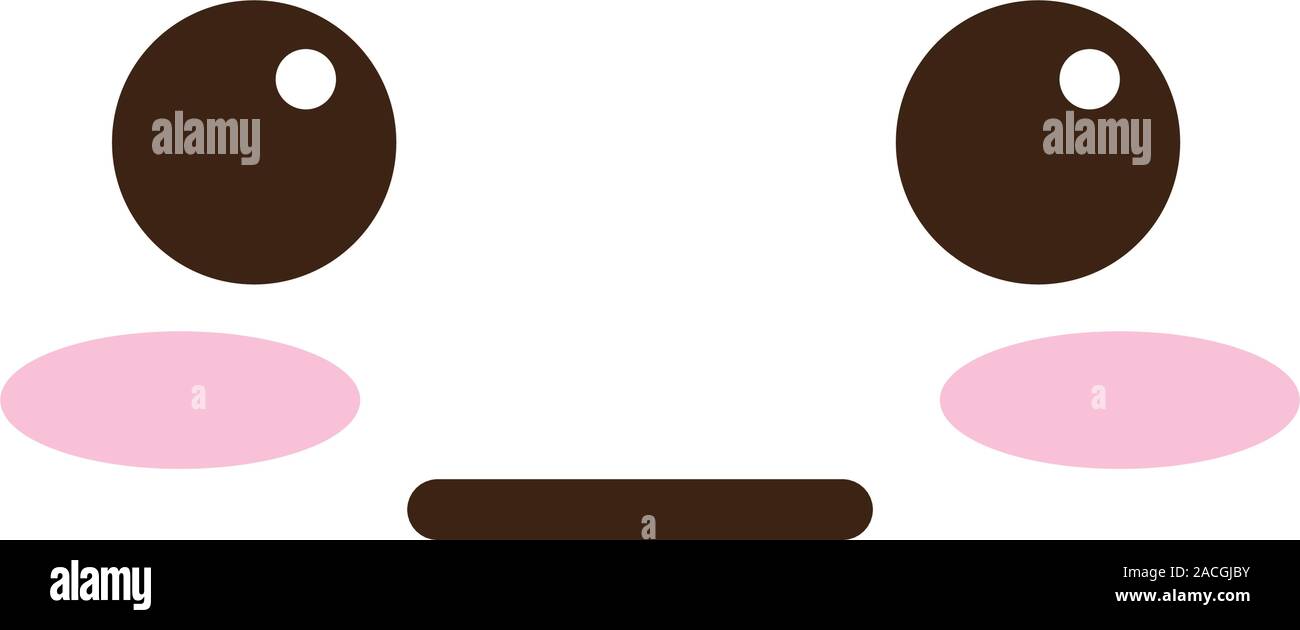 sad face kawaii comic character Stock Vector Image & Art - Alamy