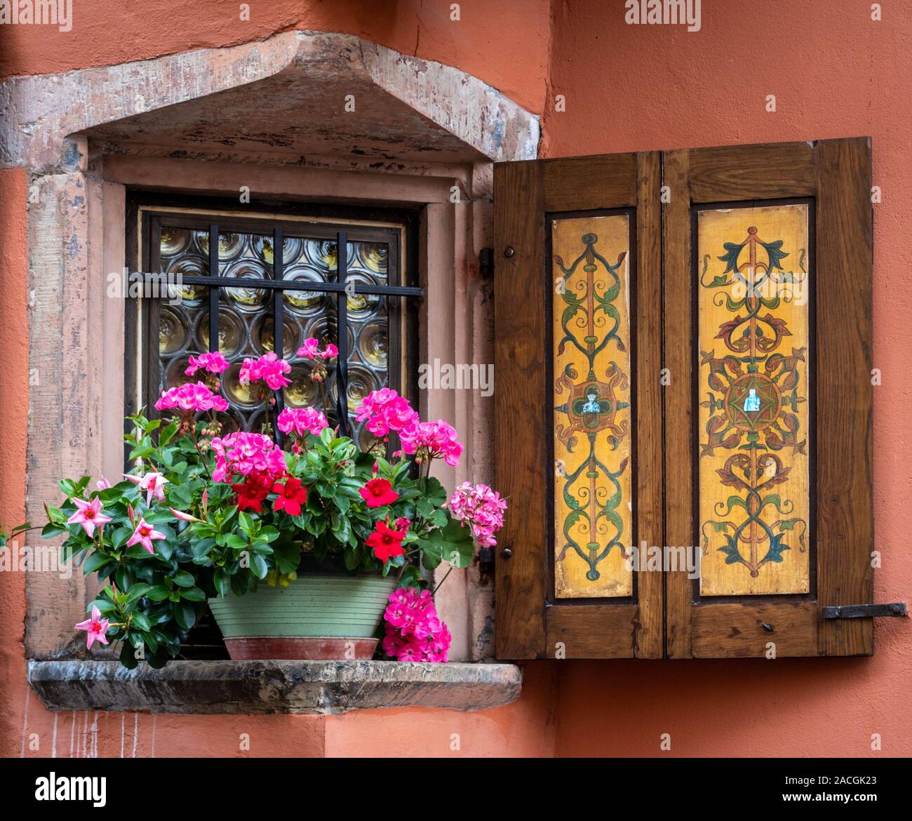 Bottle wine alsace france hi-res stock photography and images - Alamy