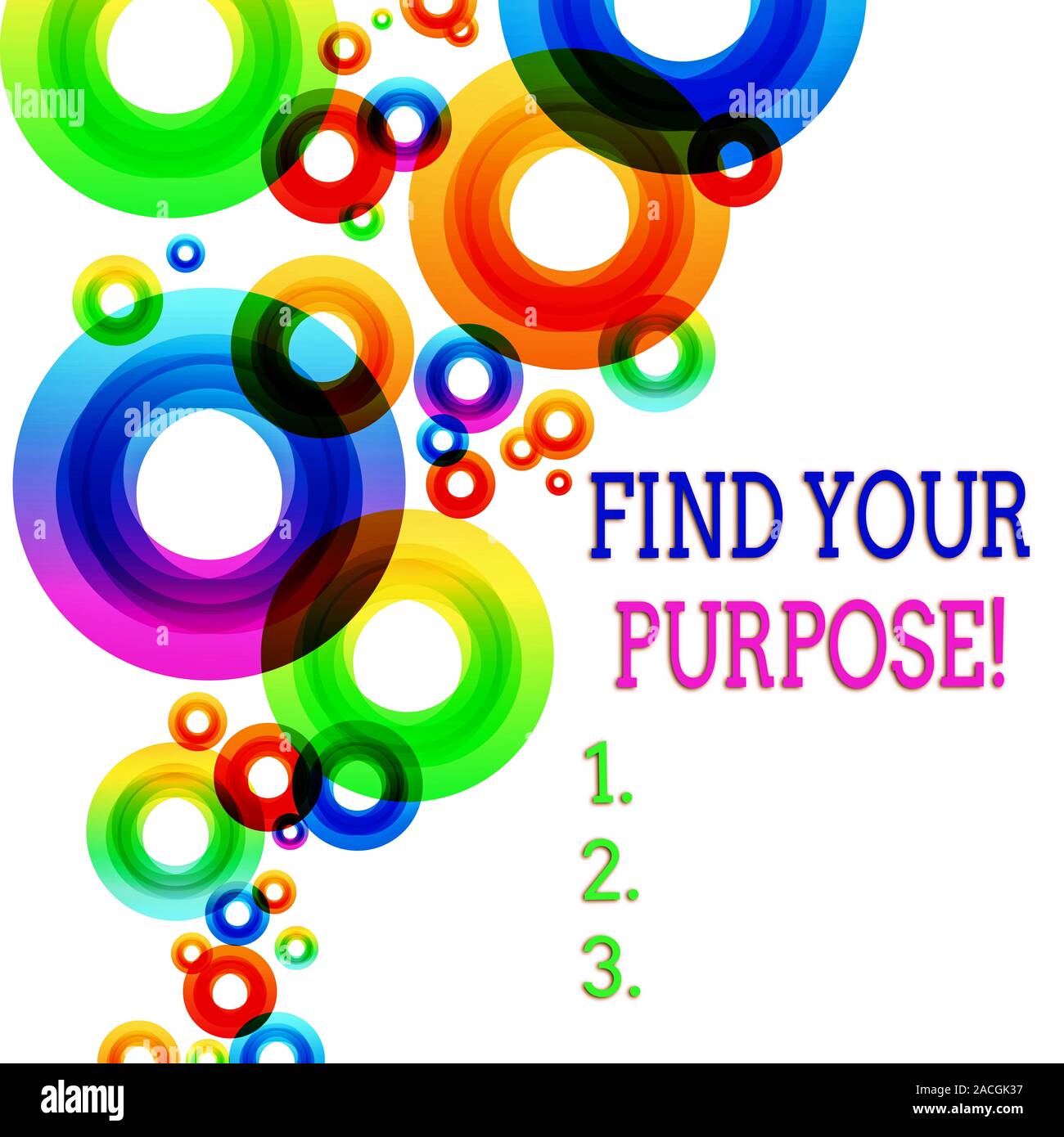 Word writing text Find Your Purpose. Business photo showcasing reason ...