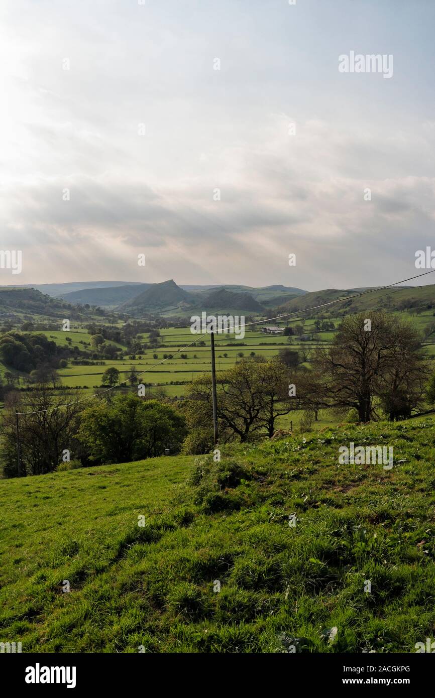 Evening in Dovedale Derbyshire England UK, Scenic Peak District ...