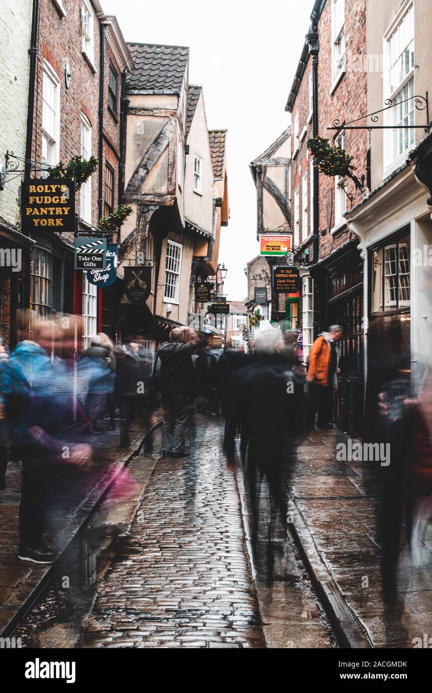 Streets of York Stock Photo - Alamy