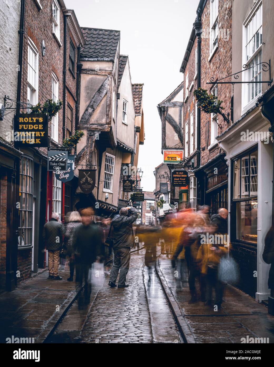 Streets of York Stock Photo - Alamy