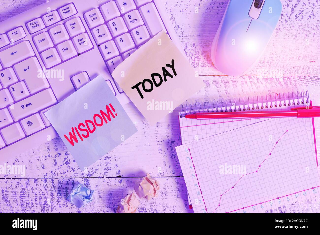 Text sign showing Wisdom. Business photo text the ability to use your ...