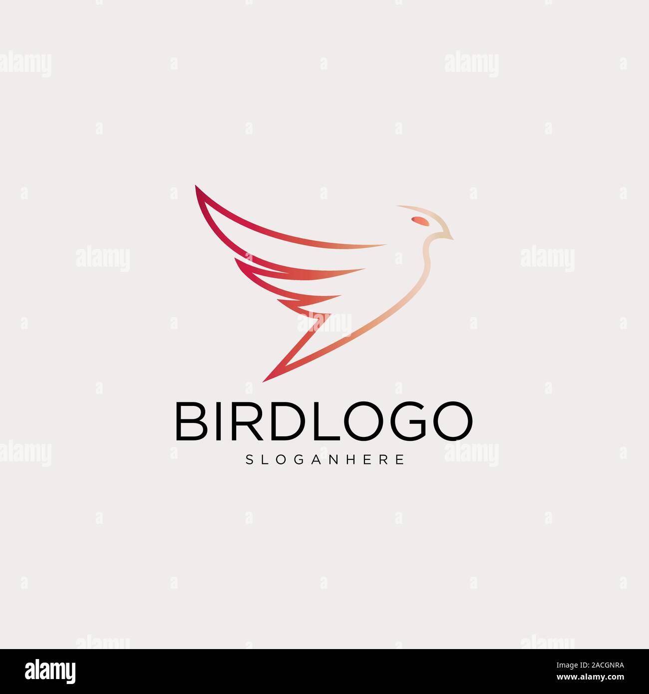 Bird colorful logo vector Stock Vector Images - Alamy