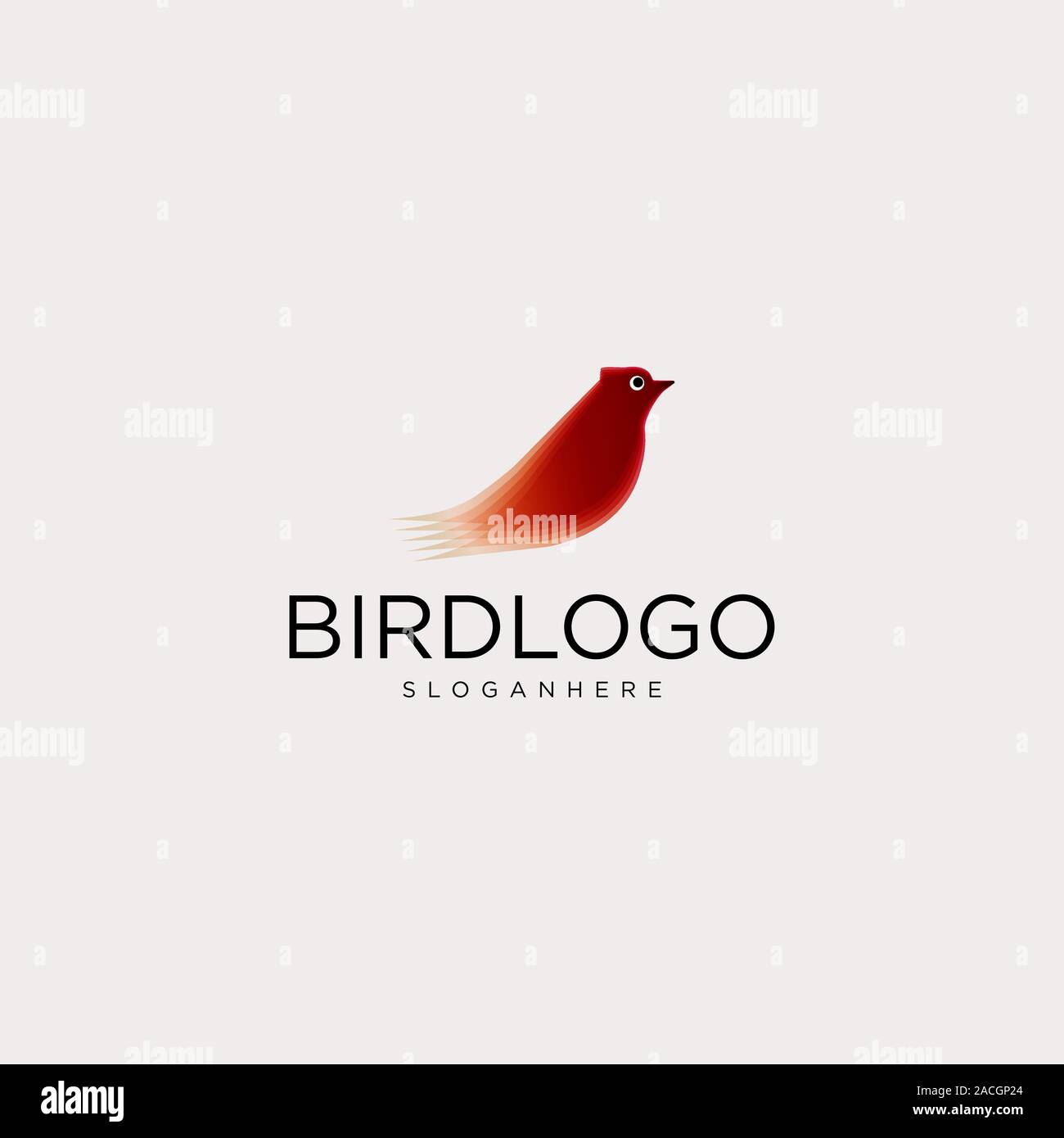 Bird logo vector Stock Vector Images - Alamy