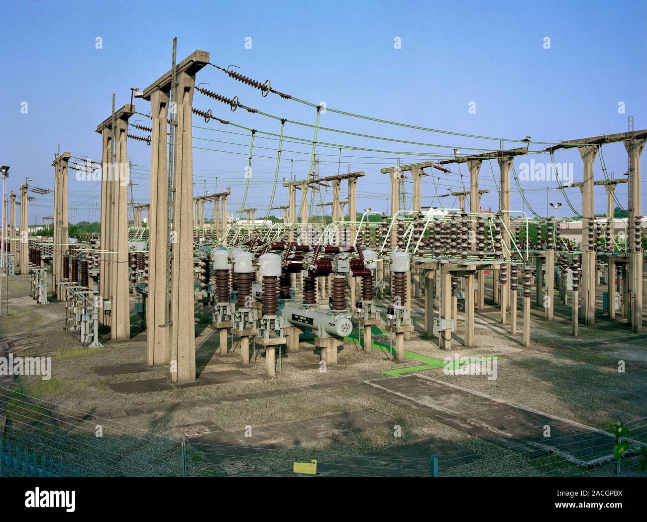 Electricity substation. Photographed in the West Midlands, UK Stock ...