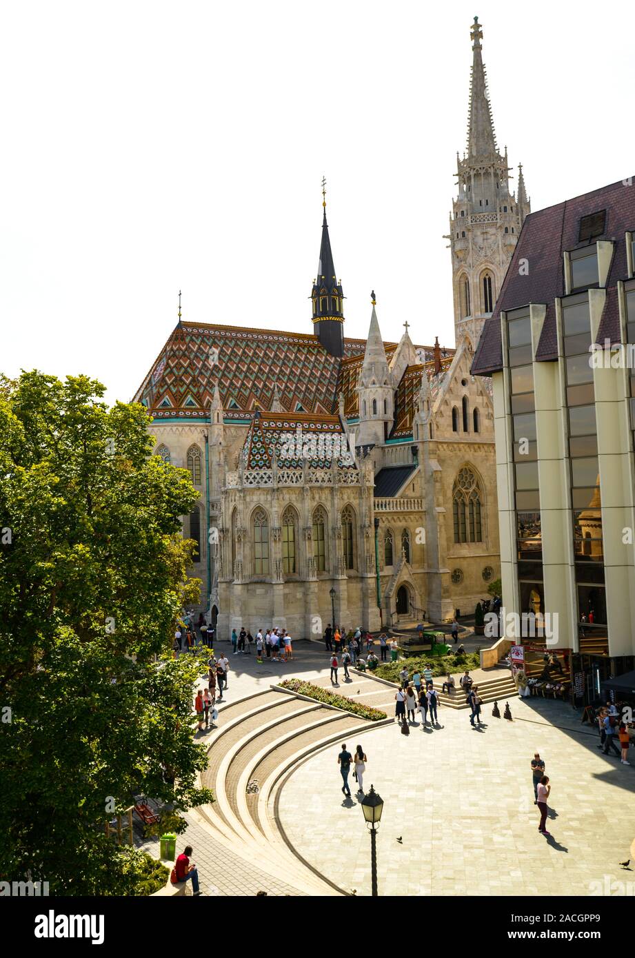 Matthias church stairs hi-res stock photography and images - Alamy