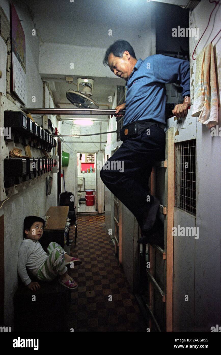 Cell housing, Hong Kong. Cell houses are a type of accommodation that ...