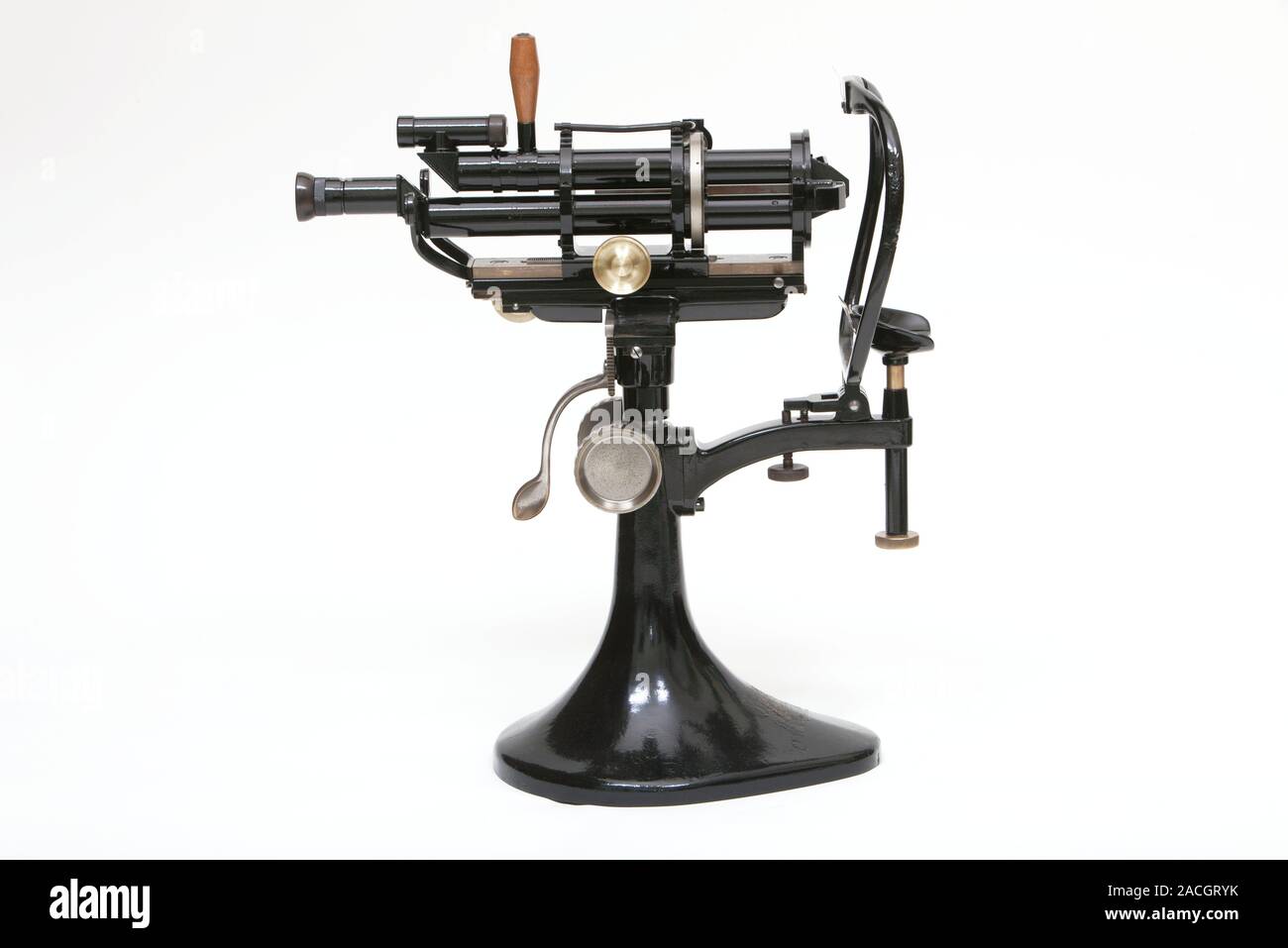 Early 20th century ophthalmoscopy tool. Ophthalmoscopic tools are used ...