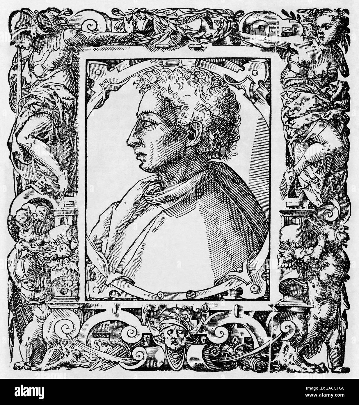 Leon Battista Alberti (1404-1472), Florentine artist and polymath ...