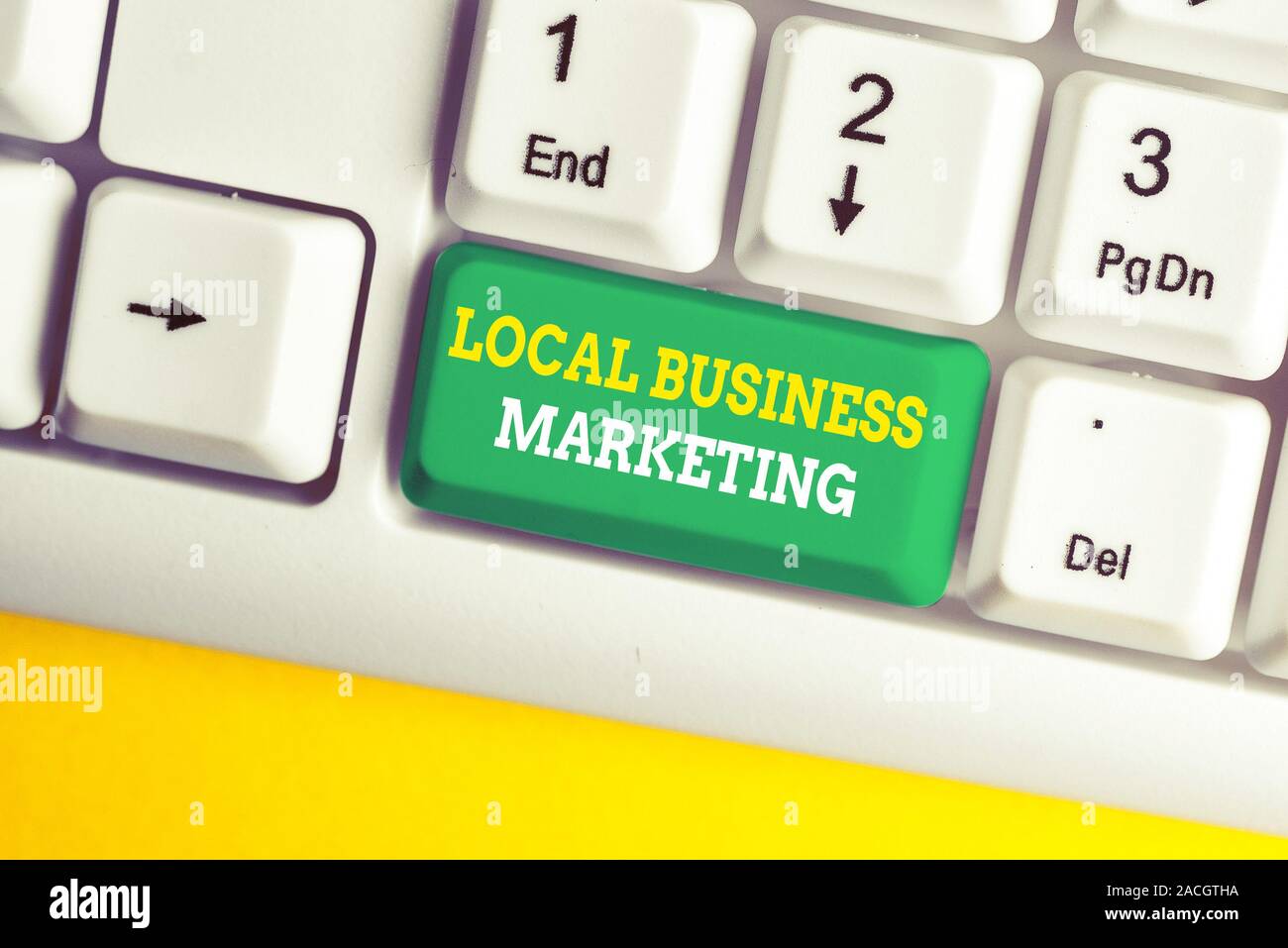 Writing note showing Local Business Marketing. Business concept for ...