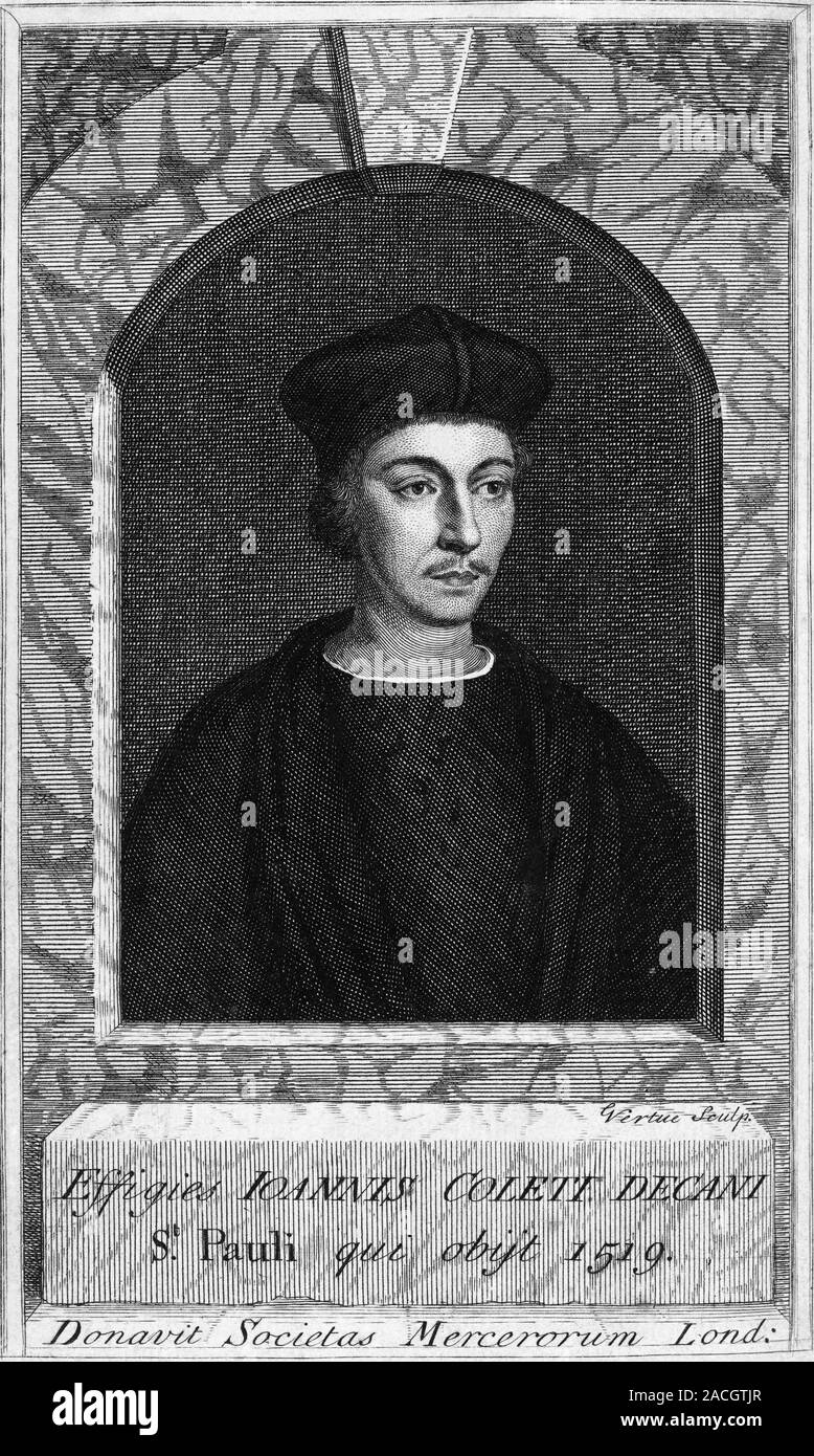 John Colet (1467-1519), English humanist and reformer. Colet was born ...