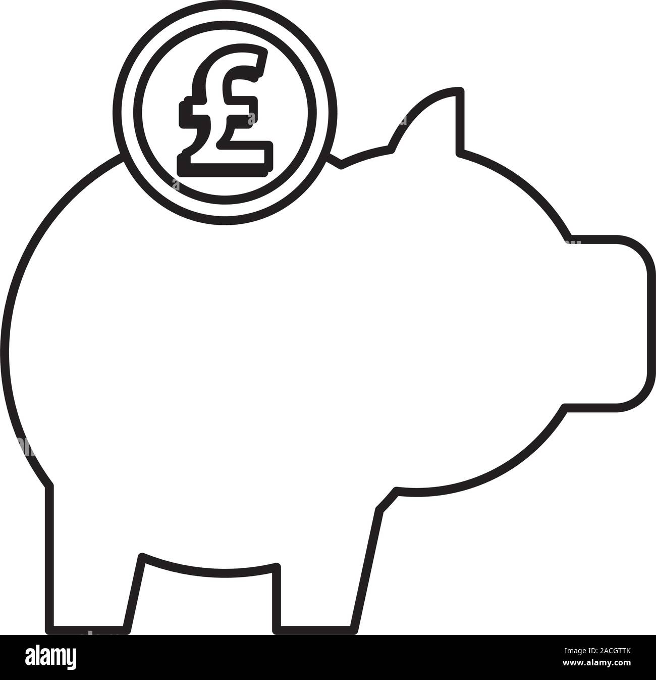 Save Pound Stock Vector Images - Alamy