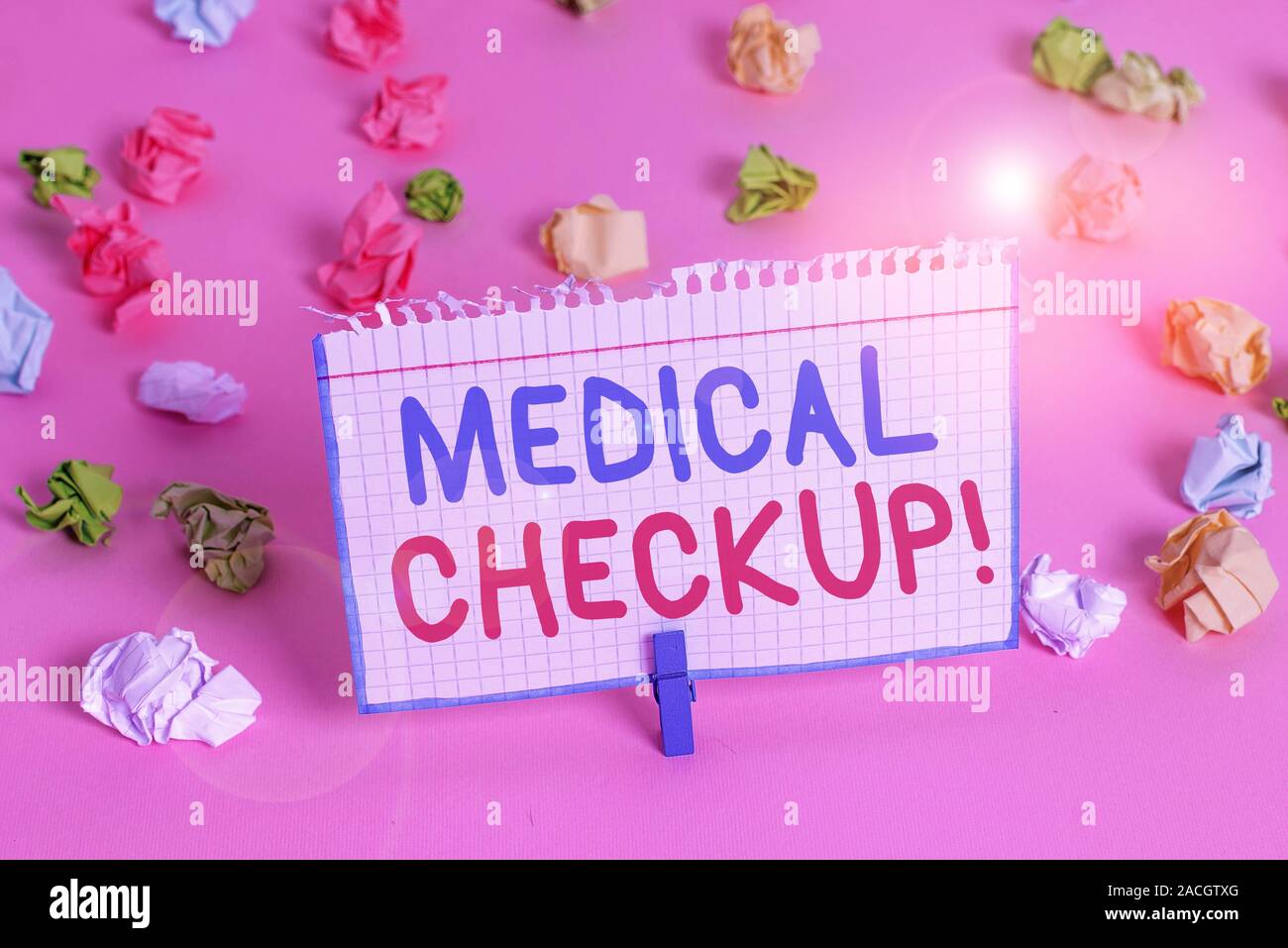Text sign showing Medical Checkup. Business photo showcasing thorough ...