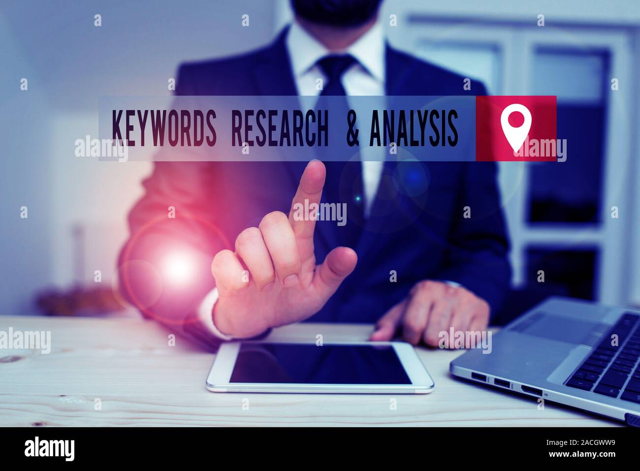 Handwriting text writing Keywords Research And Analysis. Conceptual ...