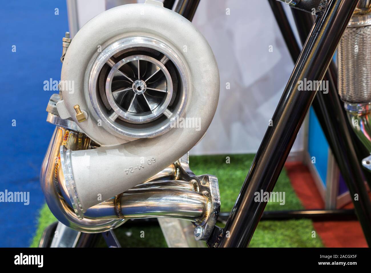 Turbo charger component parts for diesel engine ; made from iron ...