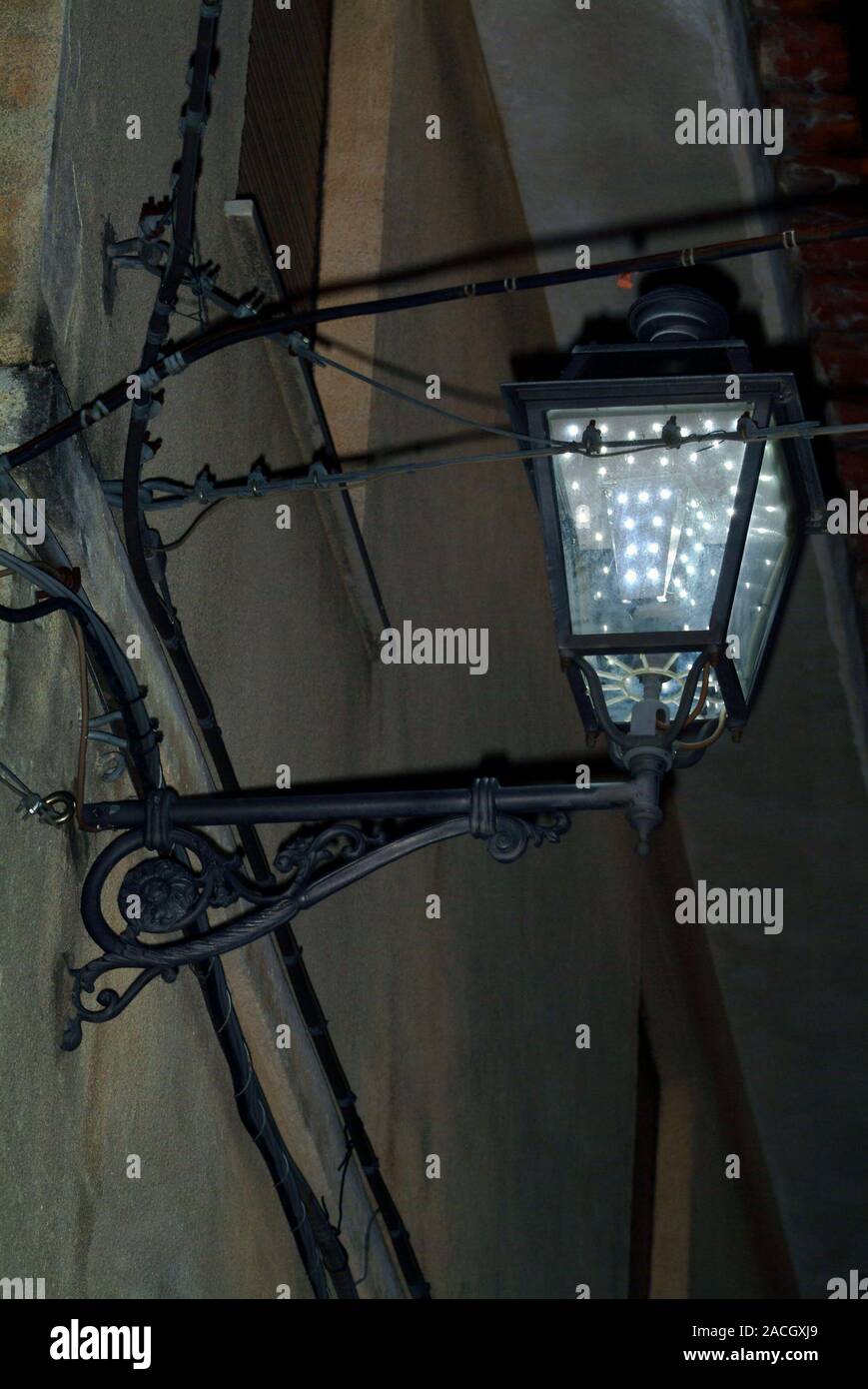 LED street lighting. This lamp, which uses light emitting diodes (LEDs ...
