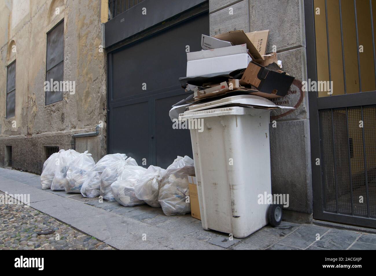 Cardboard waste hi-res stock photography and images - Alamy