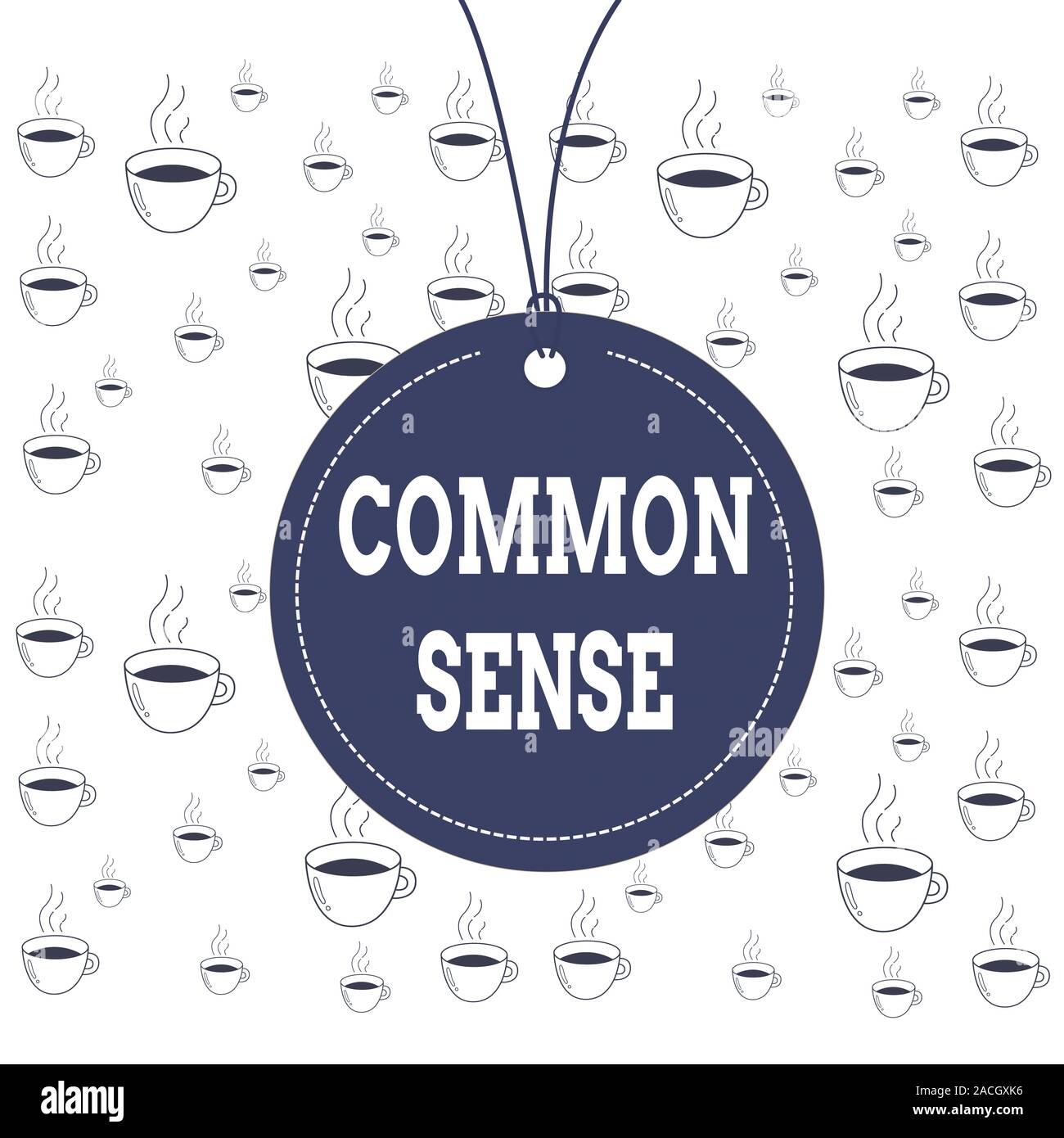 Writing note showing Common Sense. Business concept for having good ...