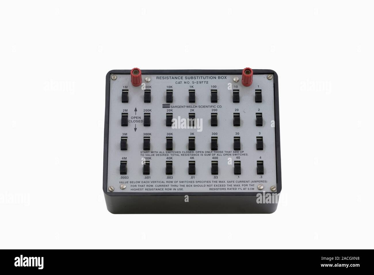 Variable Resistor Box Stock Photo - Alamy