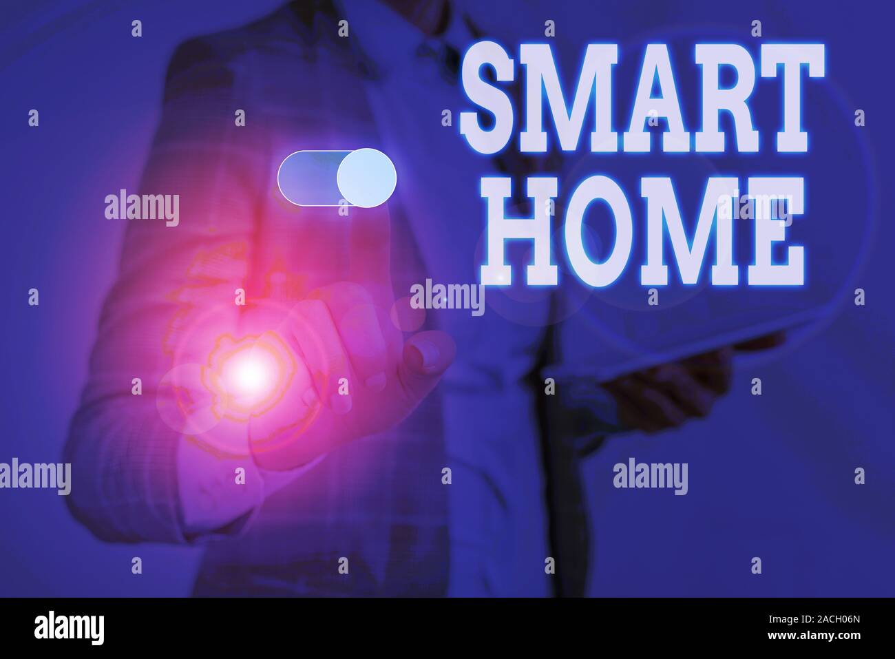 Writing Note Showing Smart Home Business Concept For Automation System Control Lighting Climate