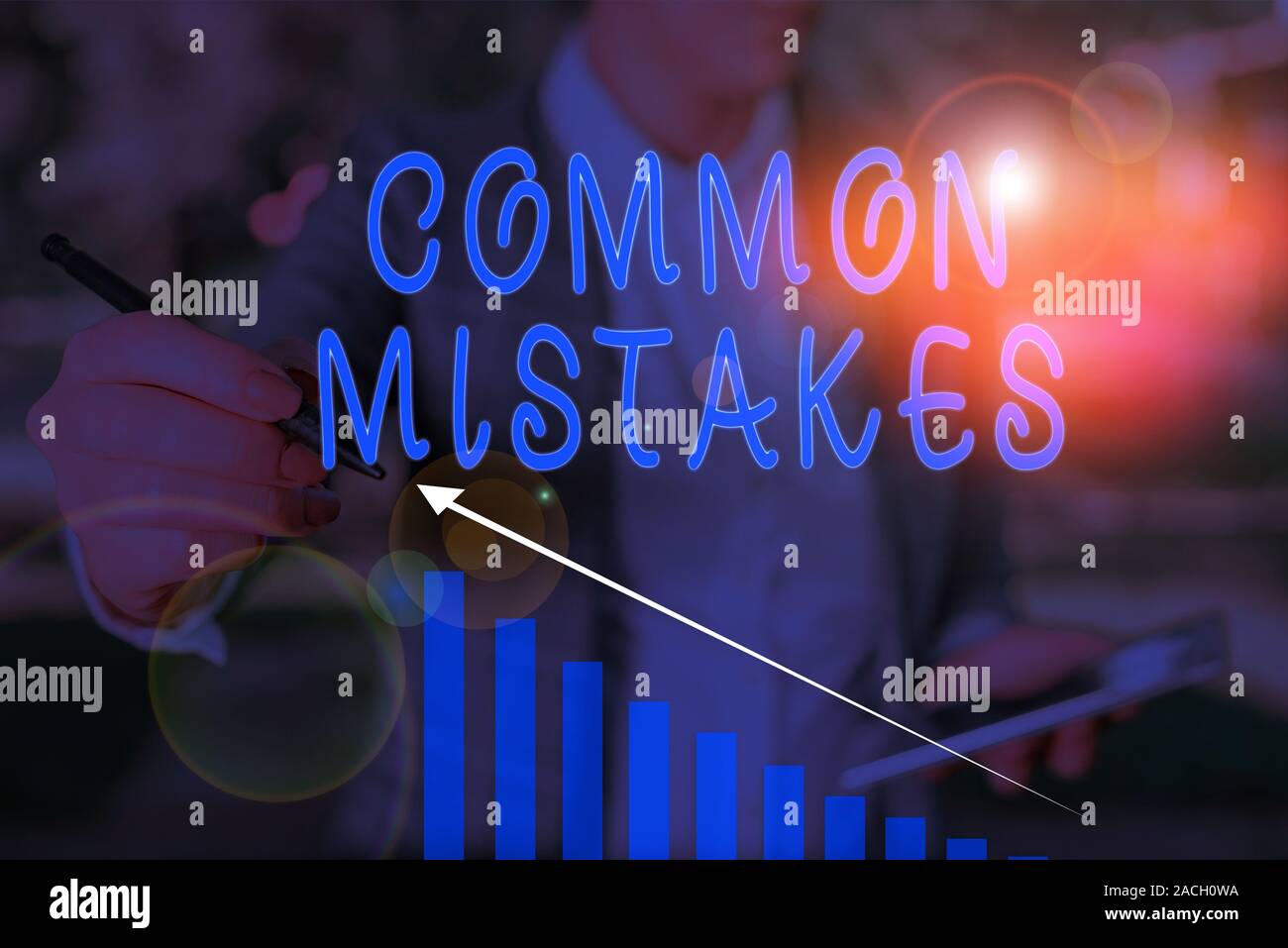 Word writing text Common Mistakes. Business photo showcasing actions ...