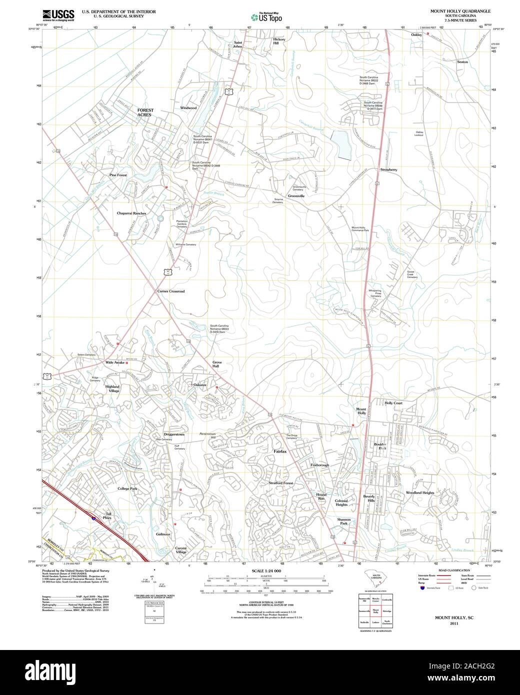 Mount holly map hi-res stock photography and images - Alamy