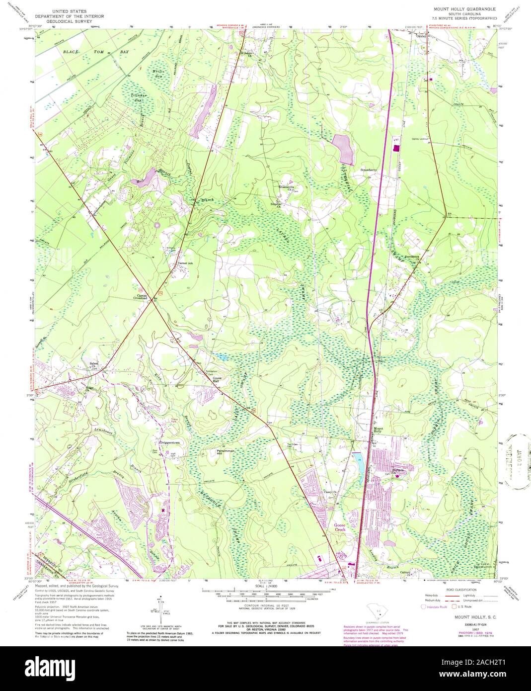 Mount holly map hi-res stock photography and images - Alamy