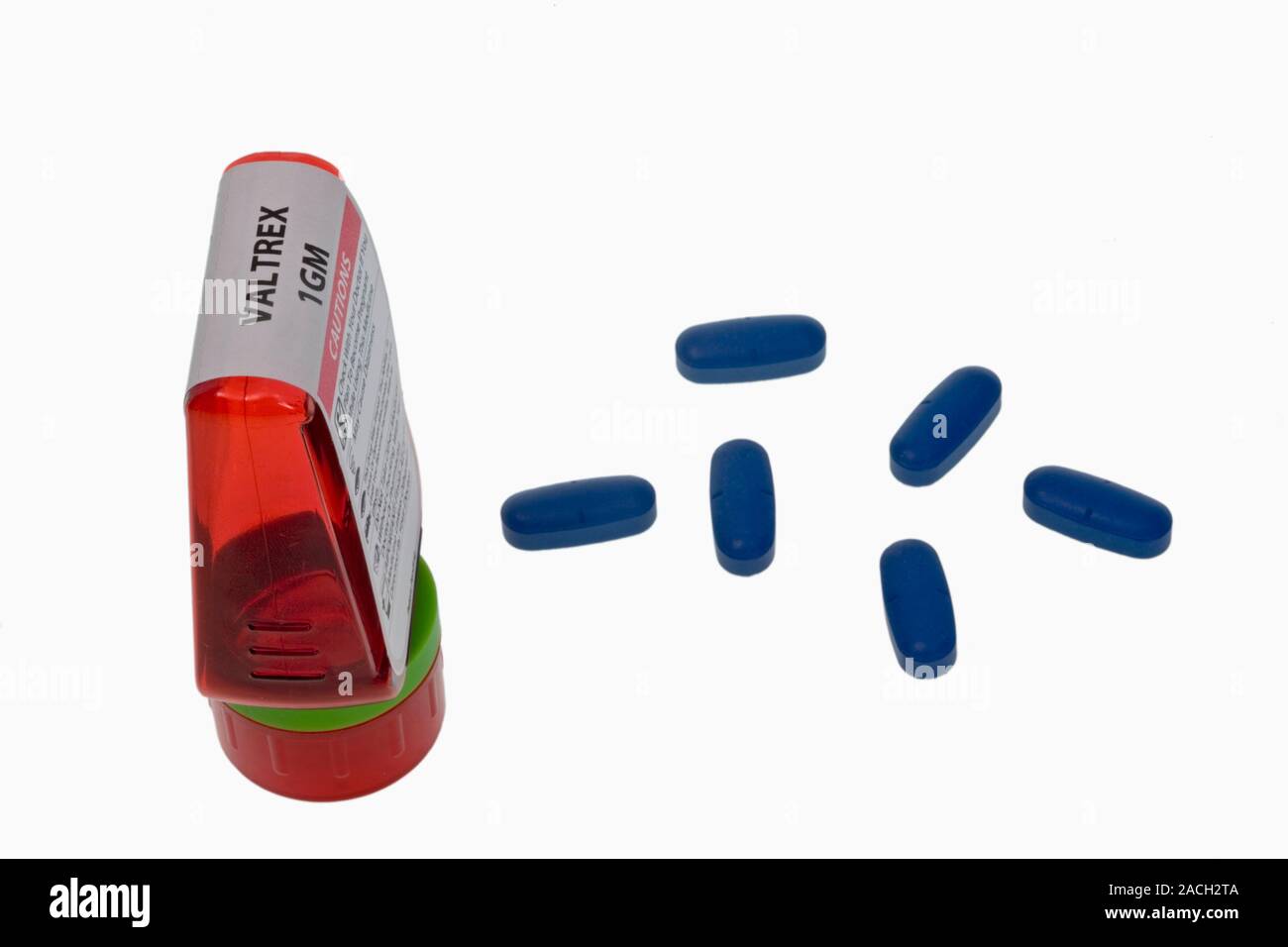 Prescription medication, Valtrex Stock Photo - Alamy