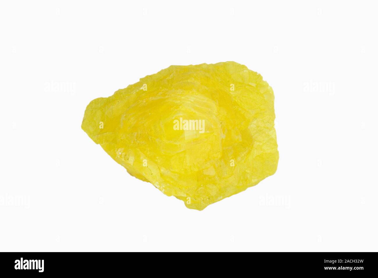 Sulfur, a native element Stock Photo - Alamy