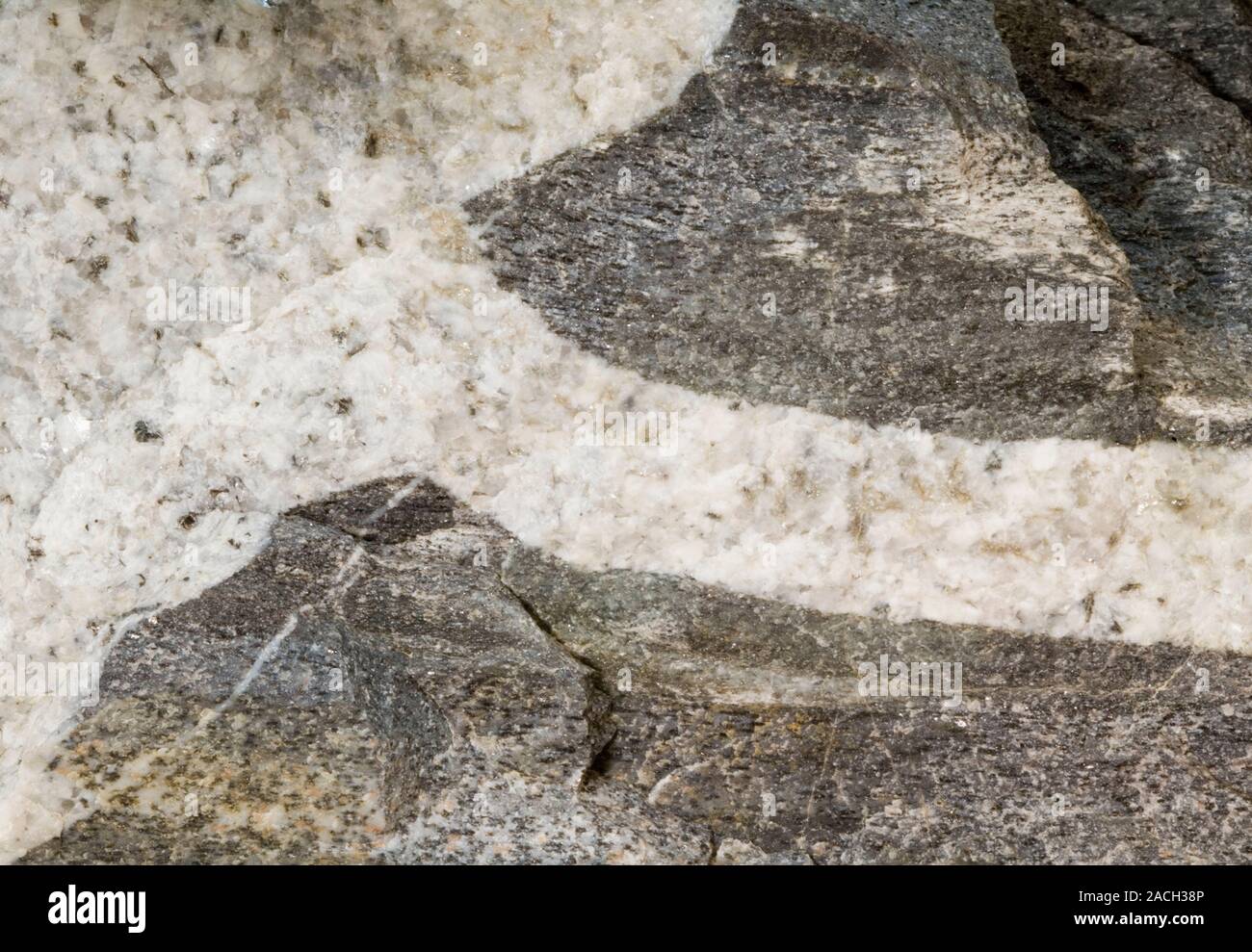 Contact between Granite and Bedrock, Intrusion, Barre, Vermont Stock ...