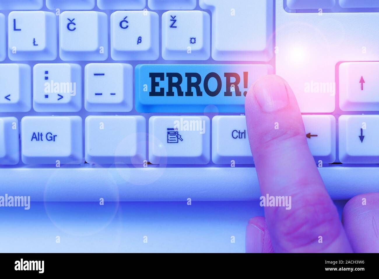 Text sign showing Error. Business photo text state or condition of ...