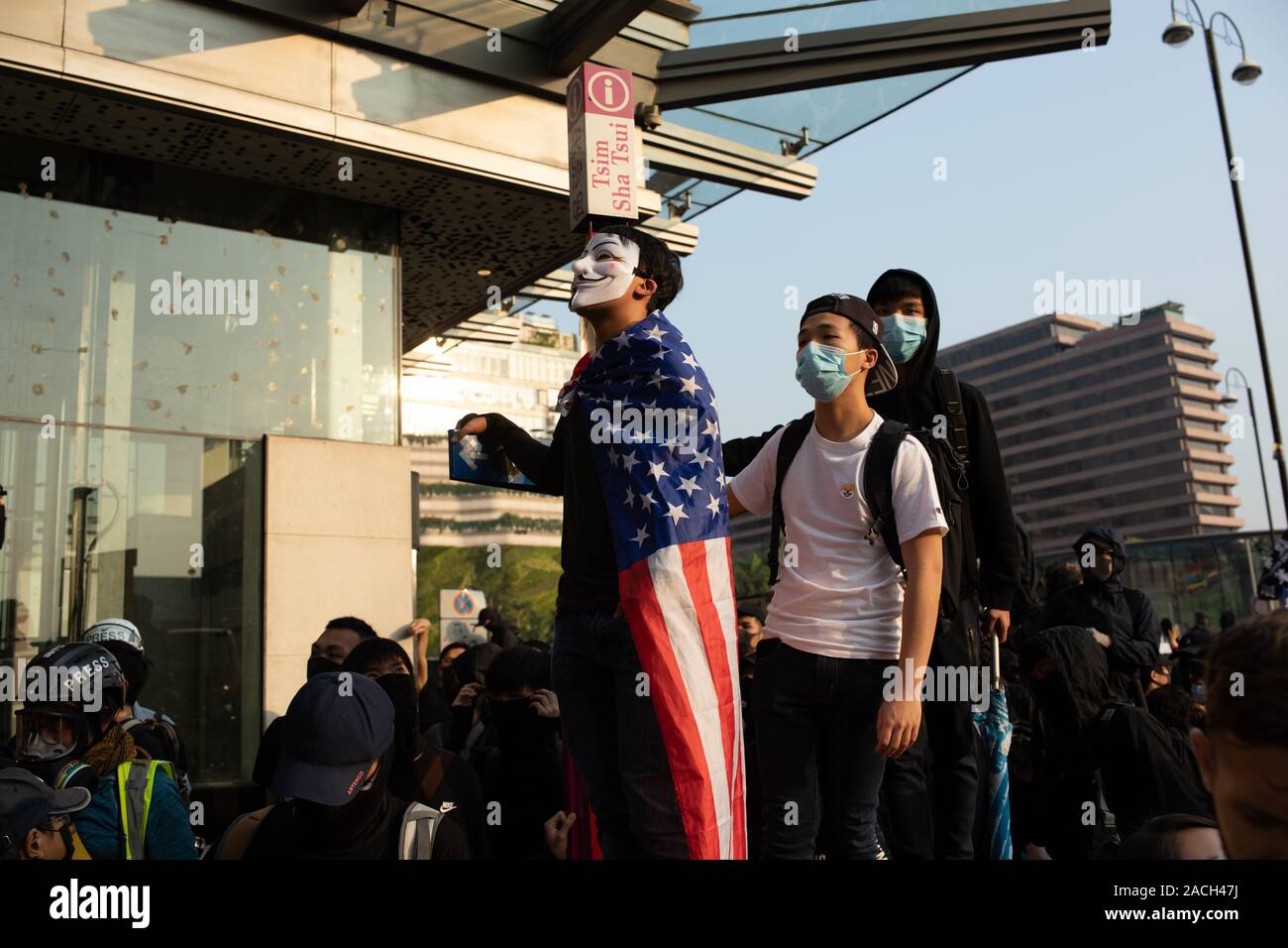 December 1st Lest we forget rally in Kowloon Stock Photo - Alamy