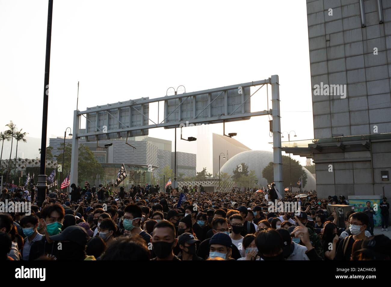 December 1st Lest we forget rally in Kowloon Stock Photo - Alamy