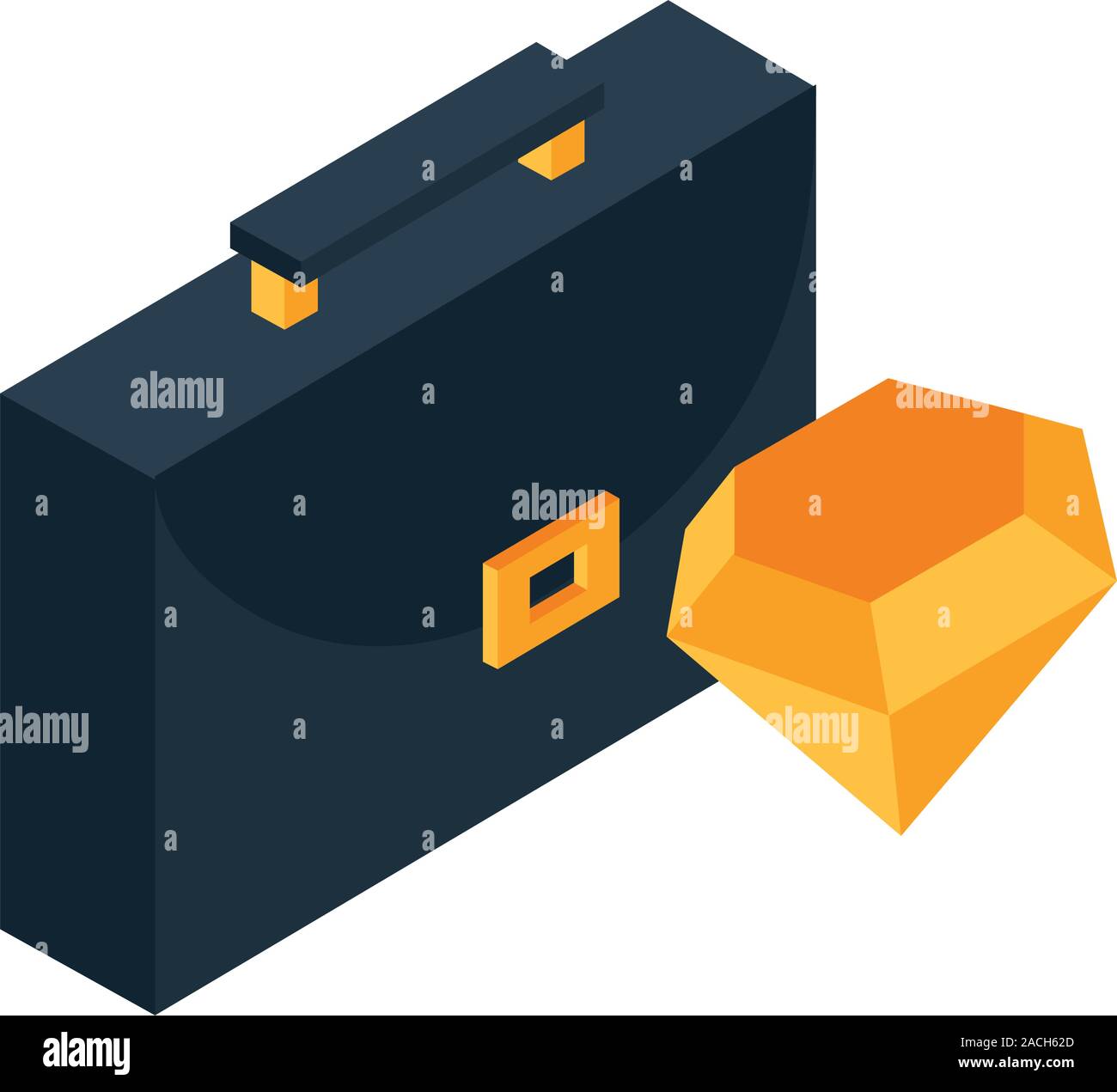 portfolio briefcase documents with diamond Stock Vector Image & Art - Alamy