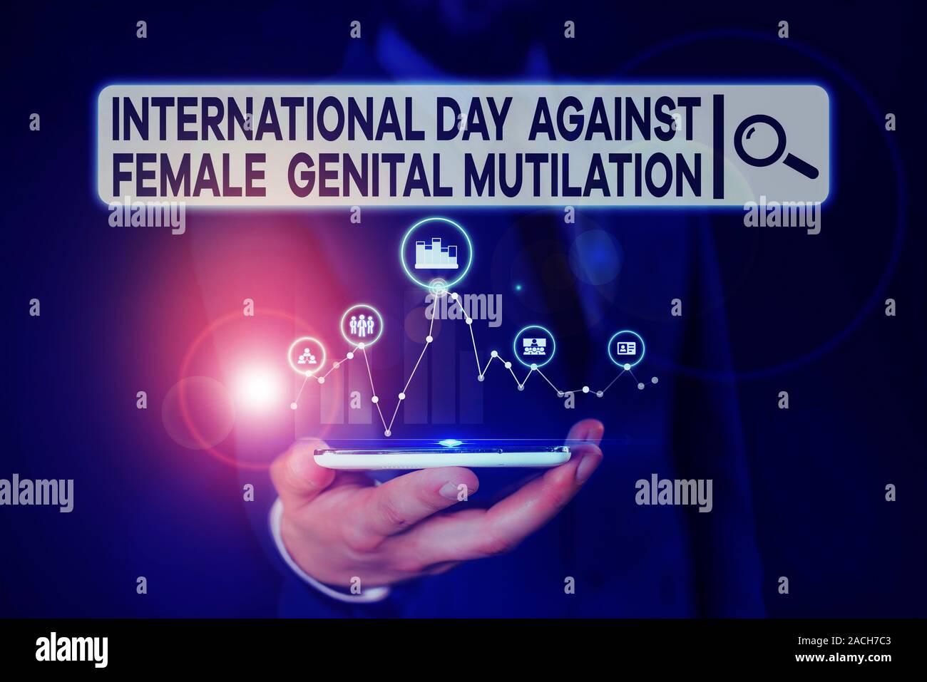 Conceptual hand writing showing International Day Against. Concept ...