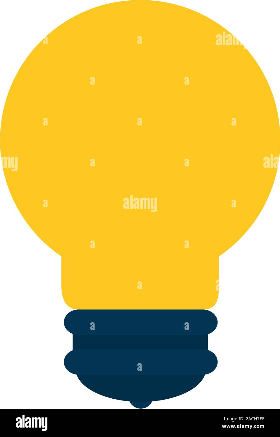 Isolated electric light bulb design Stock Vector Image & Art - Alamy