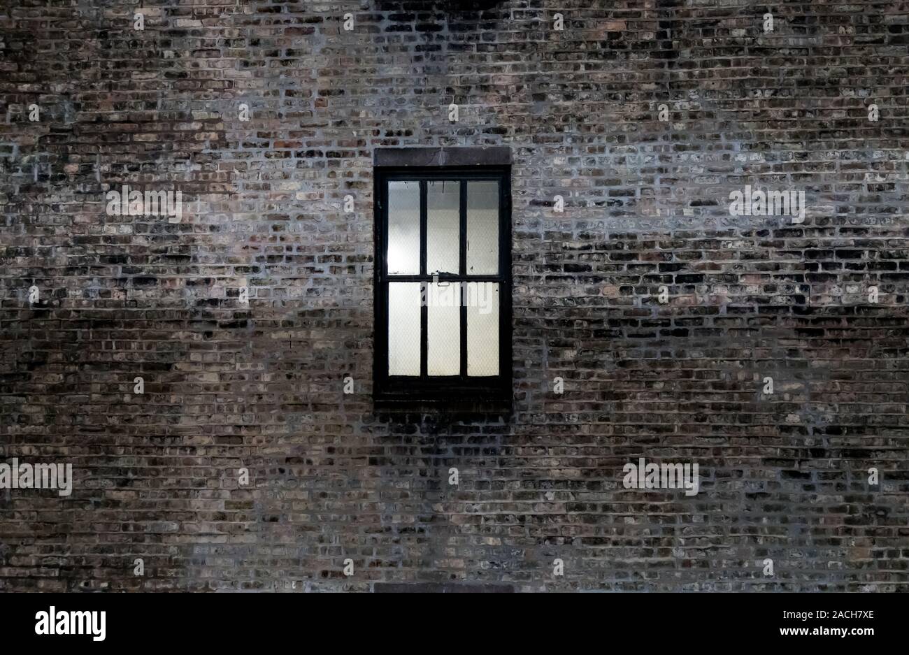 single window encased in brick Stock Photo - Alamy
