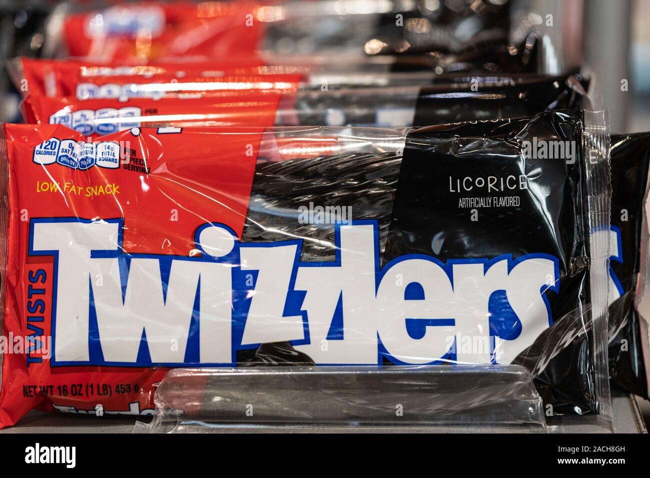 Hershey, PA / USA - November 26, 2019: Hershey’s Twizzlers Candy ...