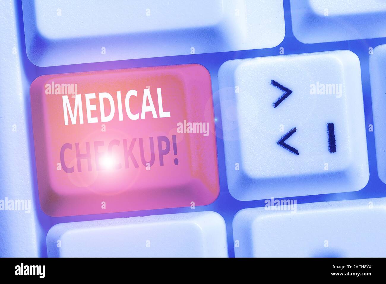 Handwriting text writing Medical Checkup. Conceptual photo thorough ...