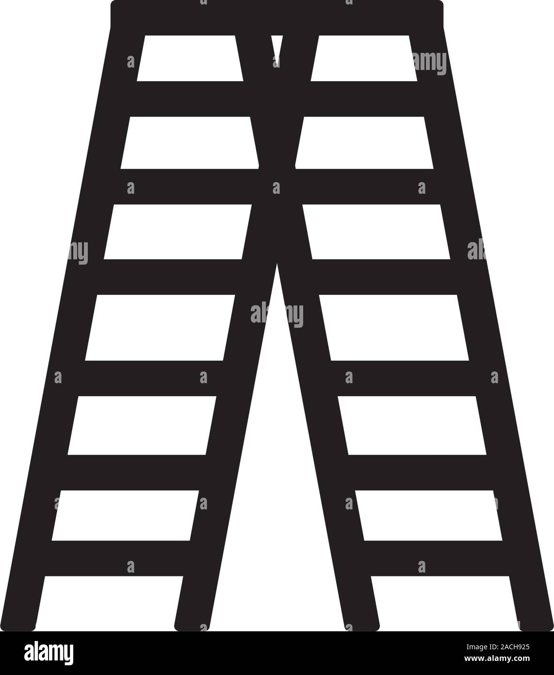 Ladder maintenance graphic Cut Out Stock Images & Pictures - Alamy