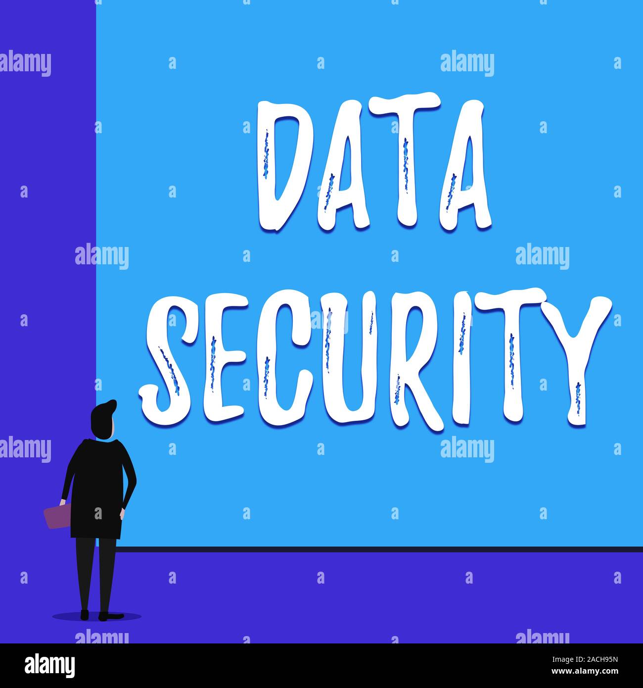 Conceptual hand writing showing Data Security. Concept meaning Confidentiality Disk Encryption ...