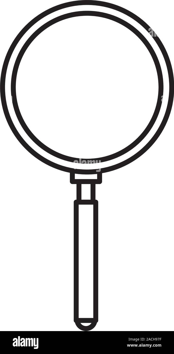 Isolated lupe icon vector design Stock Vector Image & Art - Alamy