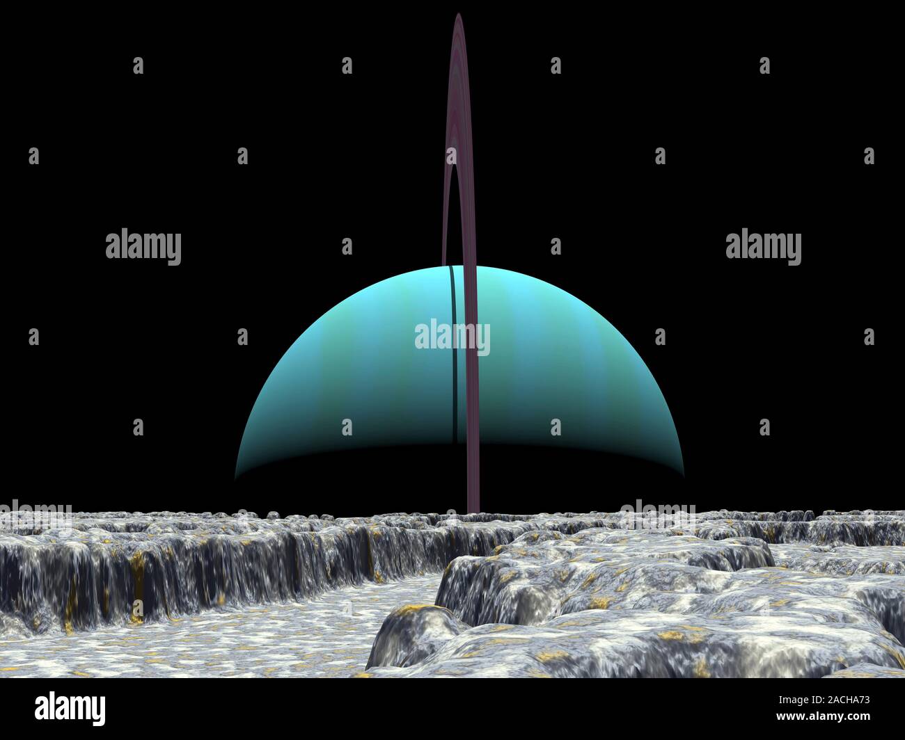 70 Virginis b planet. Computer artwork of the giant extrasolar planet ...