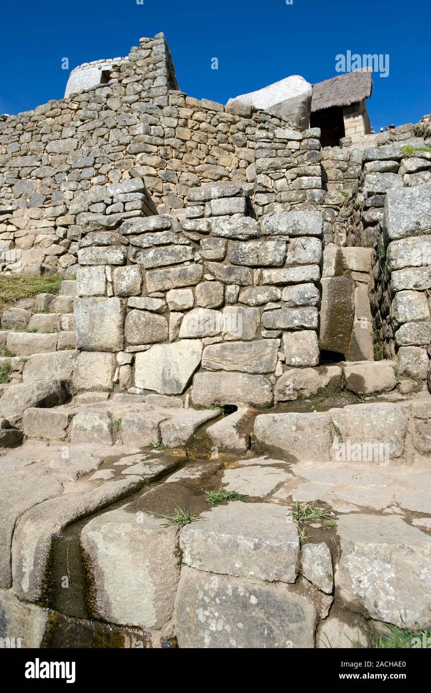 Machu Picchu ruins, Peruvian Andes. Machu Picchu was a city of the ...