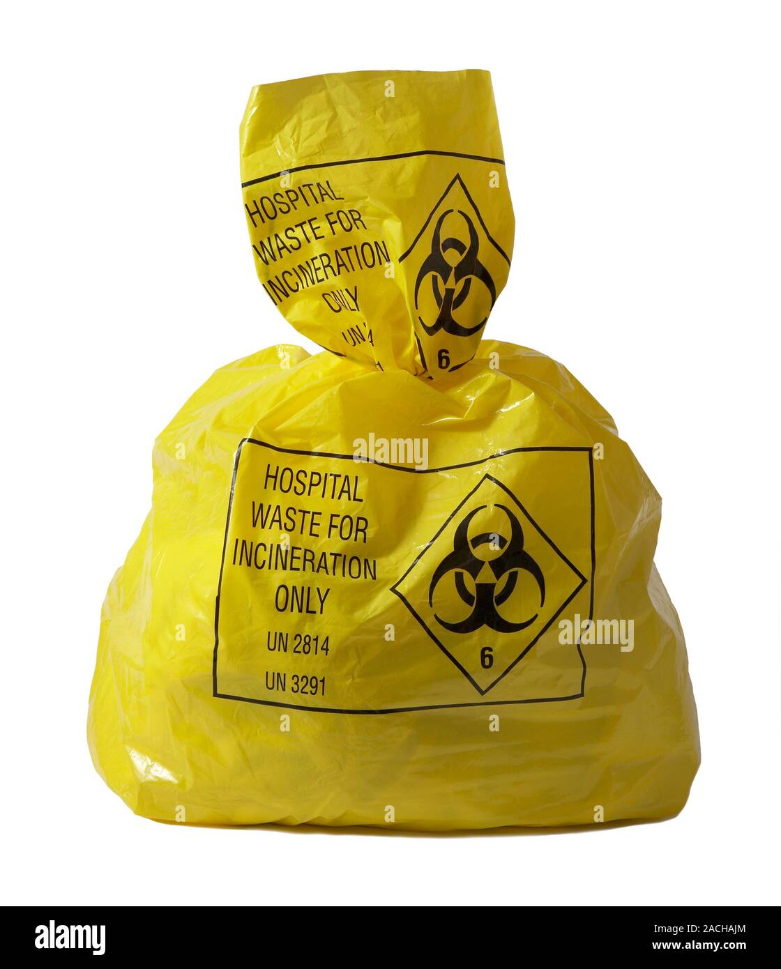 Clinical waste bag Stock Photo - Alamy