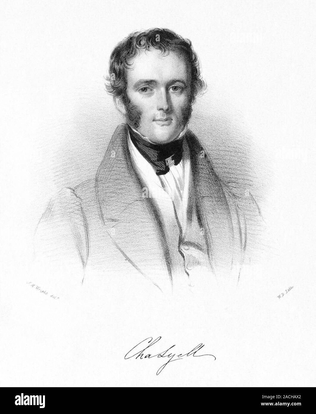 Sir Charles Lyell (1797-1875), 1st Baronet Kinnordy, British geologist ...